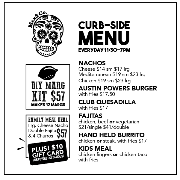 Mex & Co. » Our Menu